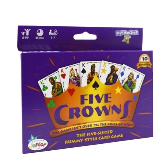 PlayMonster | Games | Five Crowns Card Game Rummystyle Card Game New ...